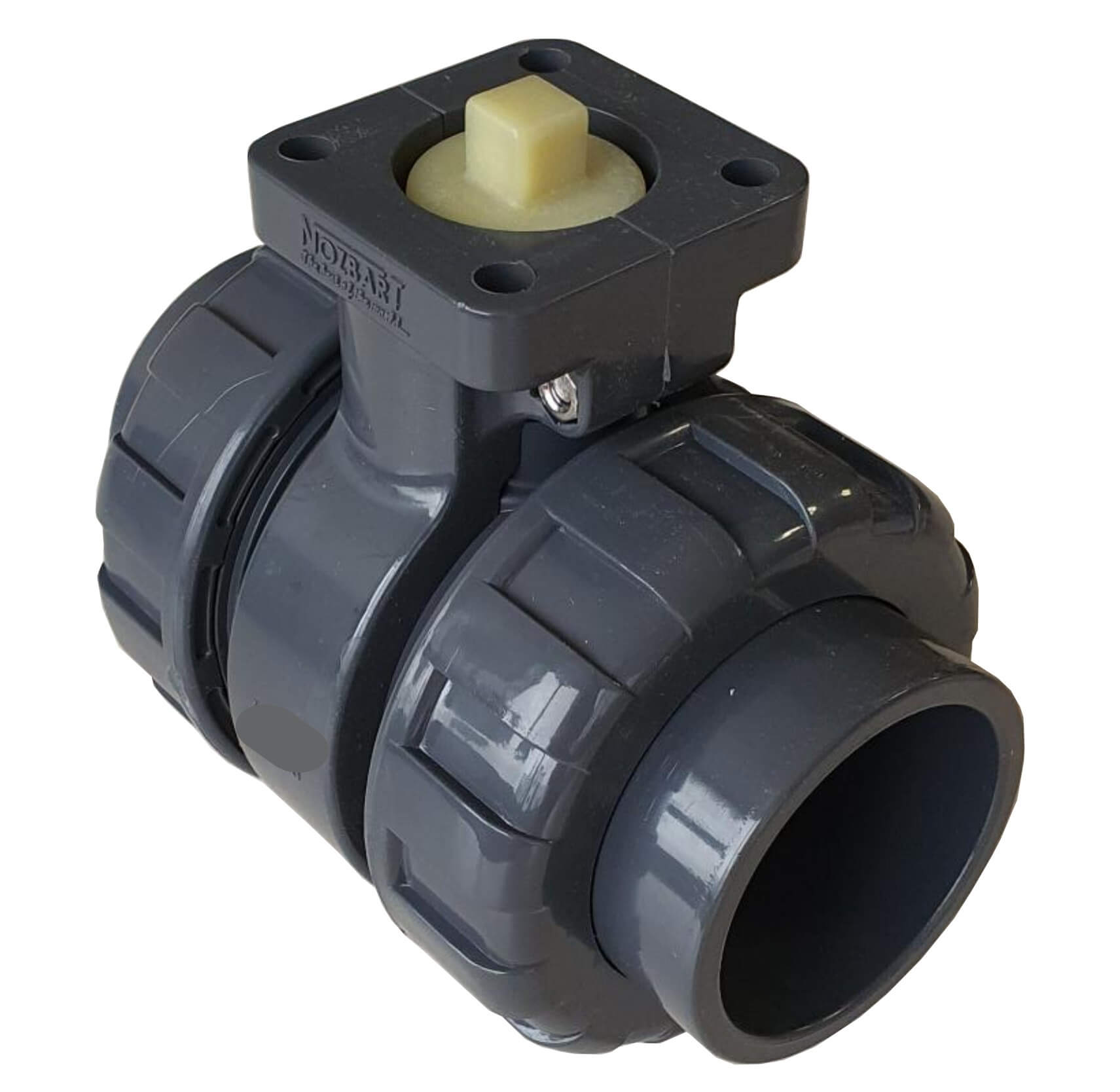 Nozbart® U-PVC Actuator-Compatible Ball Valves for Acids | Chemical ...